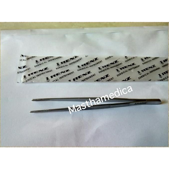 Jual Pinset Anatomis Renz 18 cm Anatomys Anatomi dressing forcep Renz ...