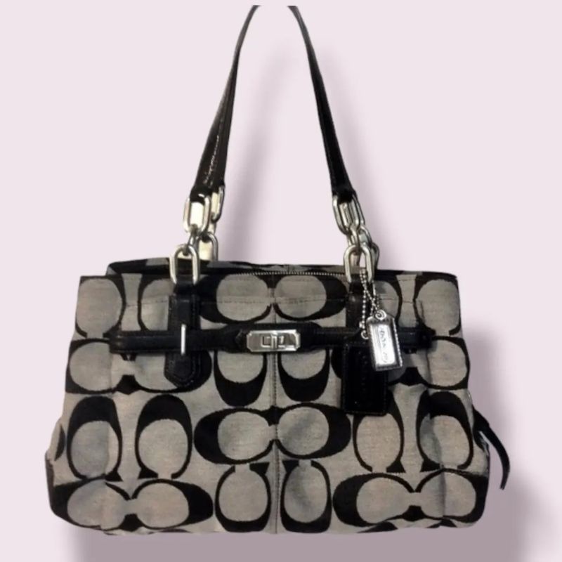 Jual Coach chelsea signature jayden carryall bag - tas preloved ...