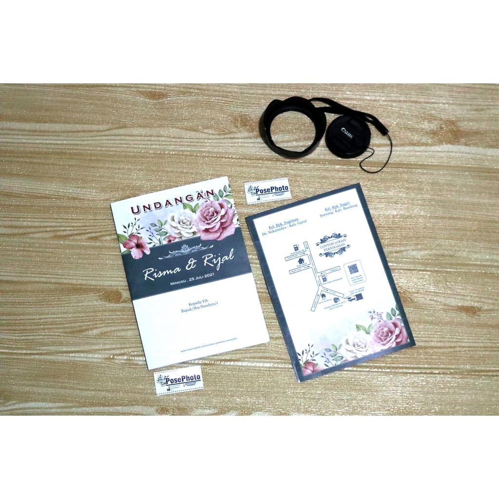 Jual Undangan custom simple bunga | Shopee Indonesia