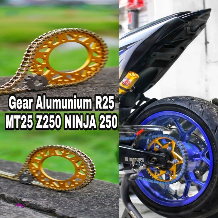 Jual GEAR BELAKANG NINJA GEAR NINJA GEAR R25 GEAR Z250 MT25 GEAR ...
