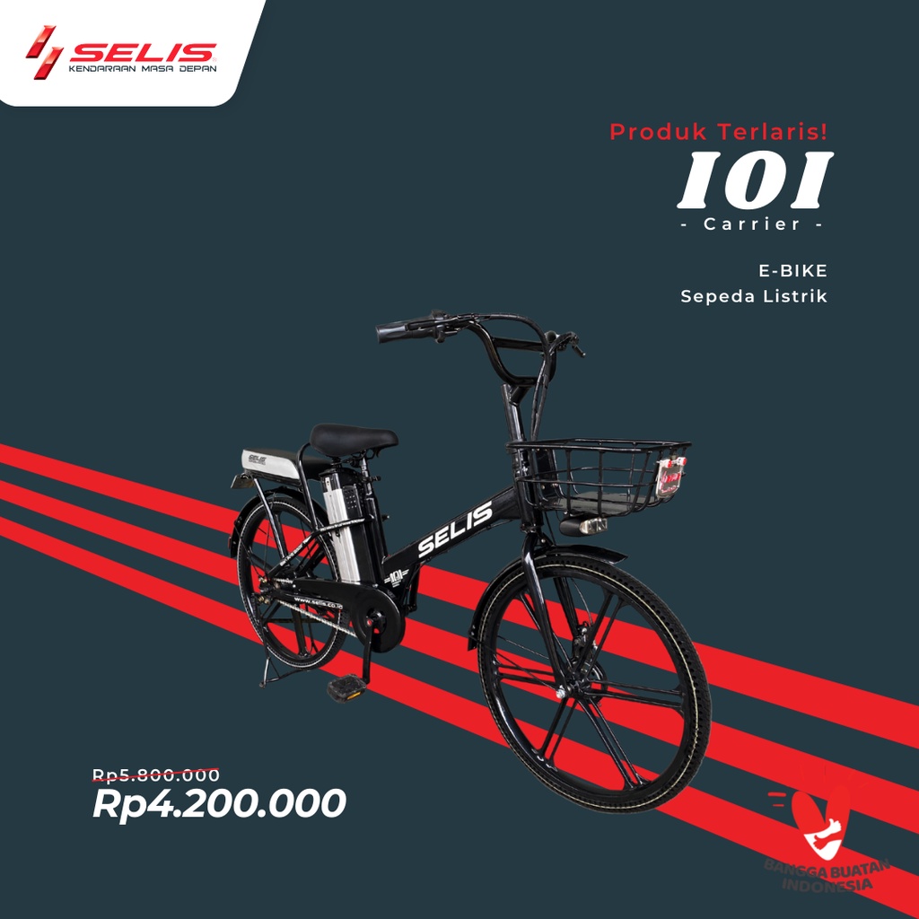 Jual Sepeda listrik Selis tipe IOI - Special Edition | Shopee Indonesia