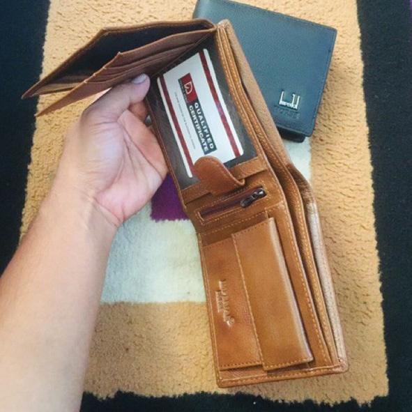 Jual Baru - Dompet kulit asli model lipat biasa ukuran jumbo # ...
