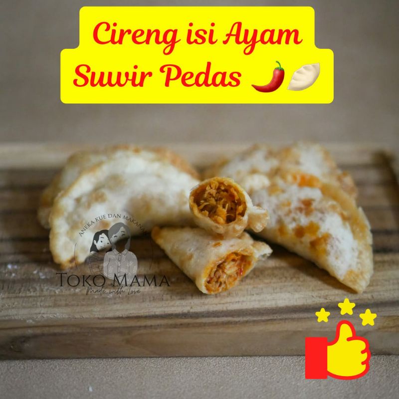 Jual Cireng isi Ayam Suir Mercon Pedas Frozen Food | Shopee Indonesia