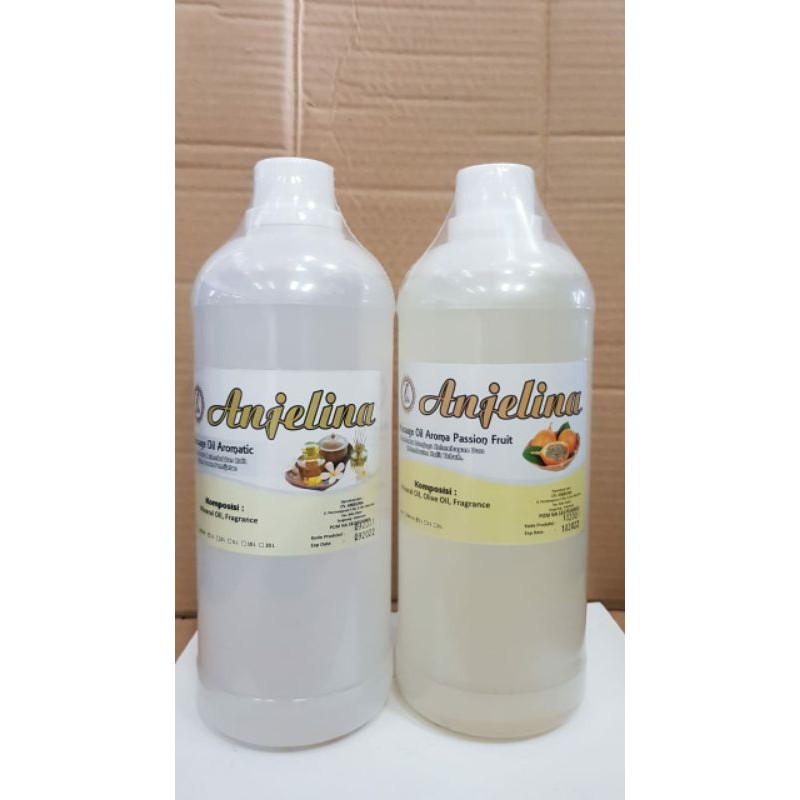 Jual Angelina Massage Oil Passion Fruit & Aromatic / Minyak Pijat - 1L ...