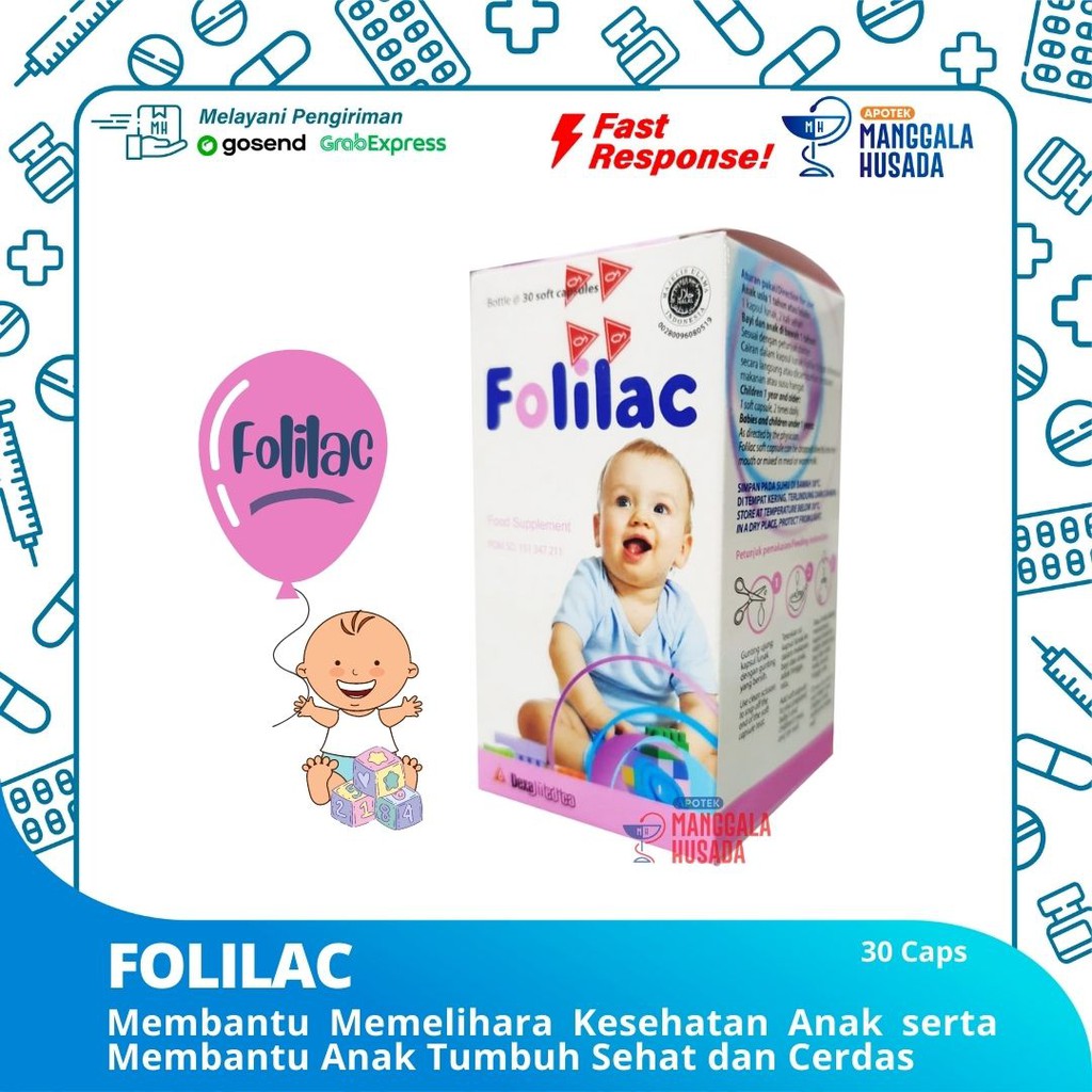 Jual FOLILAC SUPLEMEN MAKANAN BOTOL @ 30 KAPSUL | Shopee Indonesia