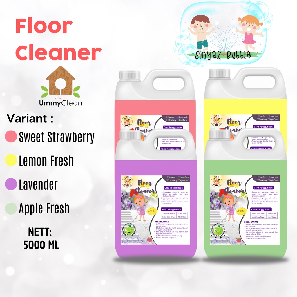 Jual Sabun Pel Pembersih Lantai/ FLOOR CLEANER - 5 LITER (INSTANT ...