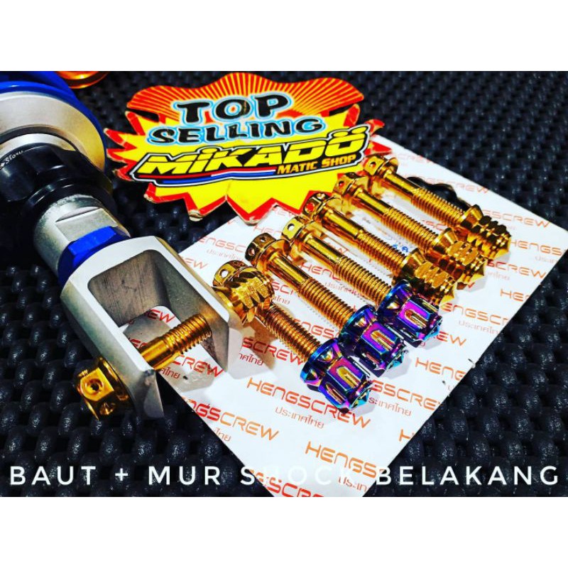 Jual BAUT PROBOLT SHOCK BELAKANG PLUS MUR HENG THAILAND RAINBOW GOLD UNIVERSAL SKOK YSS OHLINS ...