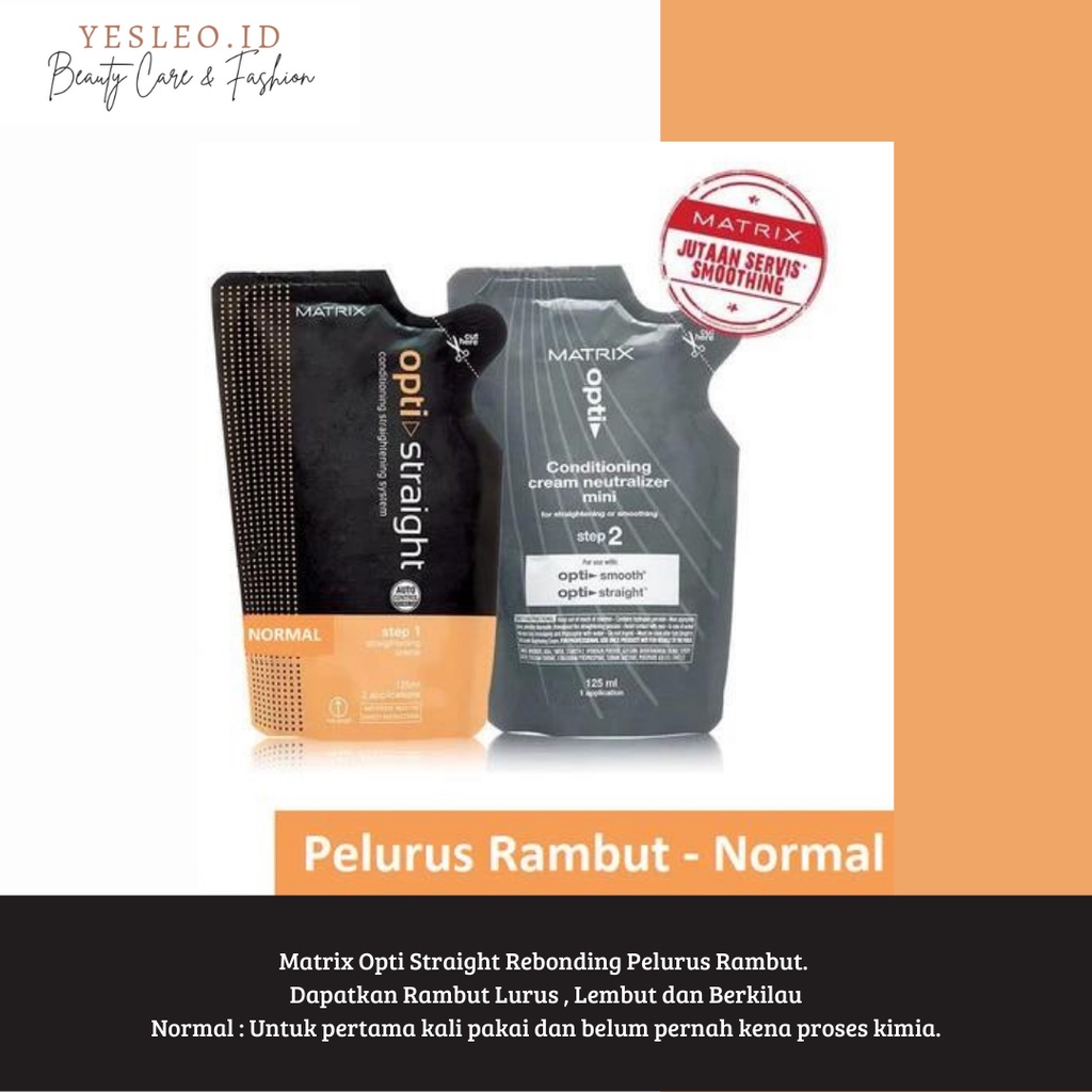 Jual Matrix Mini Opti Straight Obat Pelurus Rambut 125ml | Shopee Indonesia