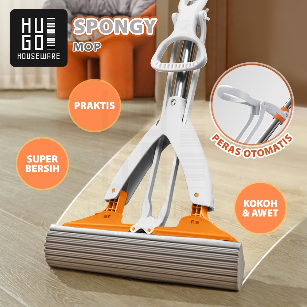 Jual HUGO Alat Pel Lantai Spons Ultra Mop Spongy - Pel Lantai Karet | Shopee Indonesia