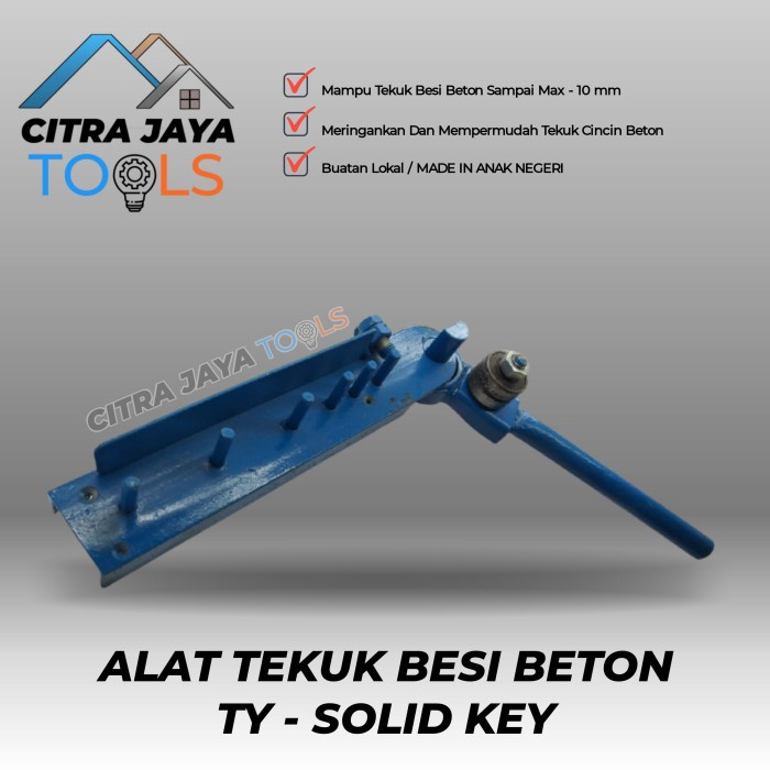 Jual ALAT TEKUK BESI BETON - MAX 10 mm TY SOLID KEY | Shopee Indonesia