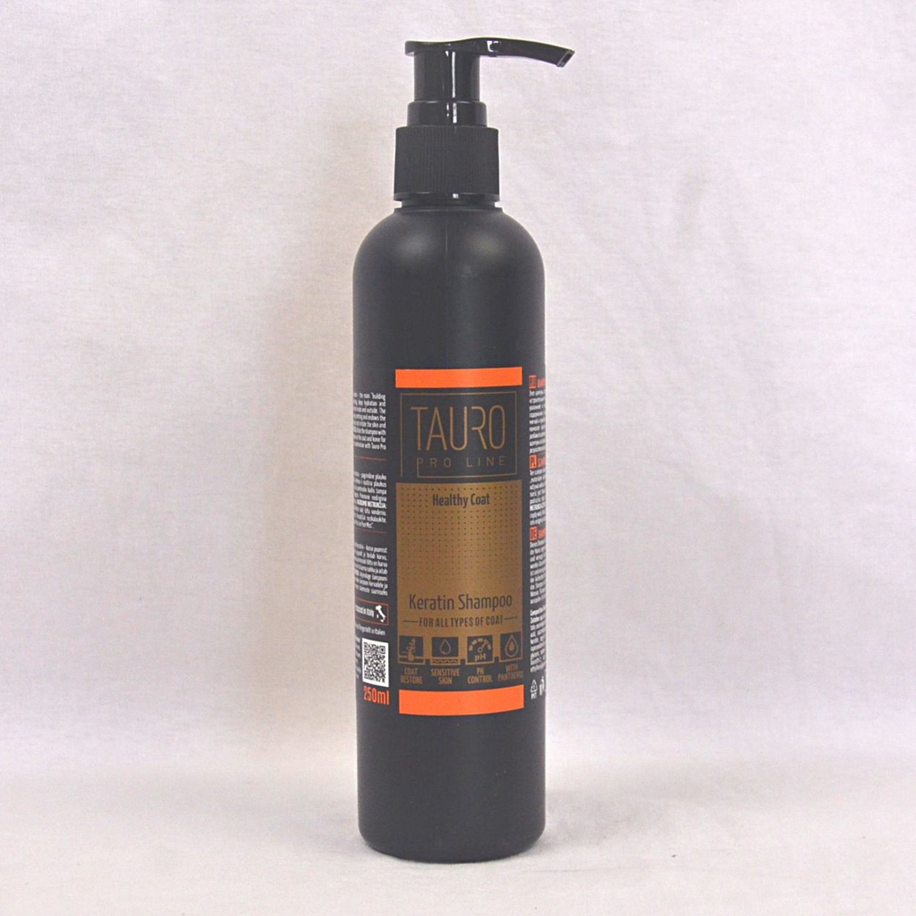 Jual TAURO Pro Line Shampoo Anjing Kucing Healthy Coat Keratin 250ml ...