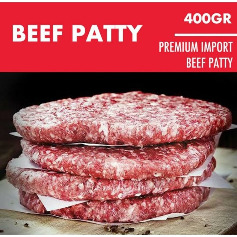 Jual Wagyu Beef Patty Burger Premium / Daging Sapi Hamburg Steak 400gr ...