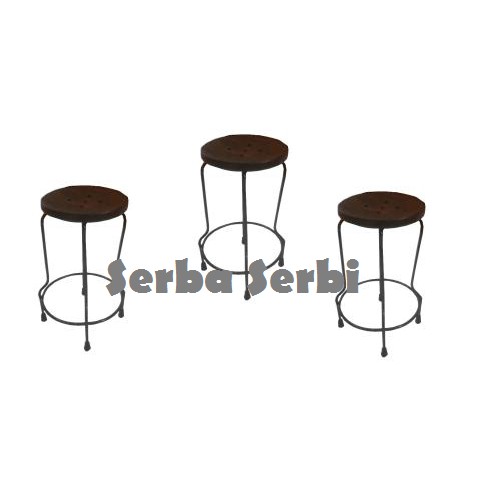 Jual Kursi Laboratorium KL-B Kursi berkaki 4 Rangka Pipa Besi Padat ...