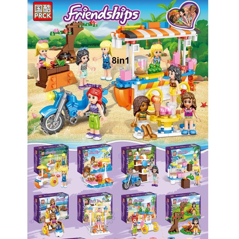 Jual Brick/Block Prck 67026 Friends Set 8in1 (Summer Seaside Food ...