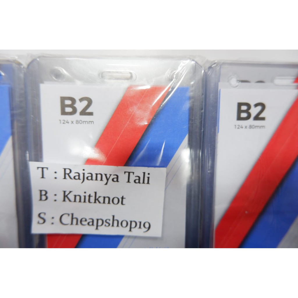 Jual ASKO Card Case B2 Plastik ID Card Case Tebal B2 | Shopee Indonesia
