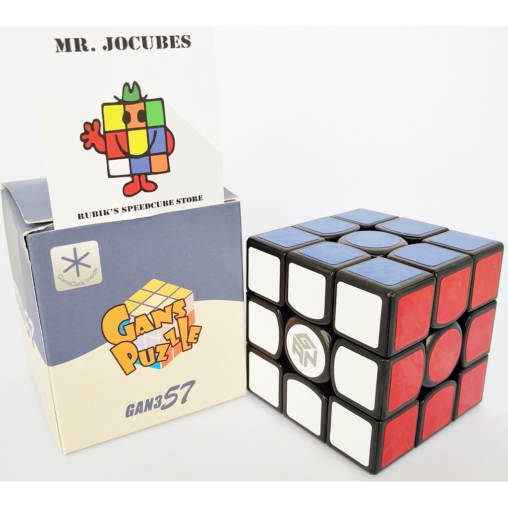 Jual 3x3 Rubik Gan Gans 357 Standard Black | Shopee Indonesia