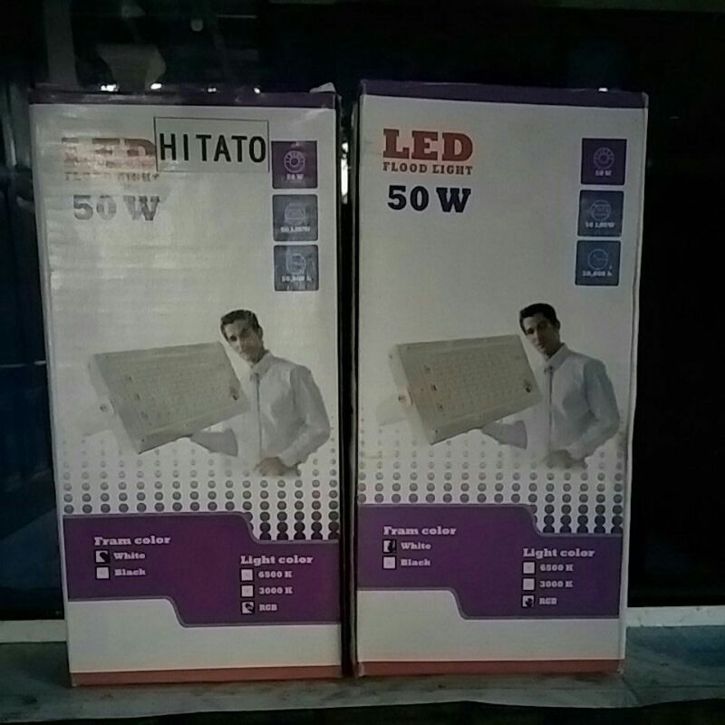 Jual lampu Led Hitato 50 wat | Shopee Indonesia