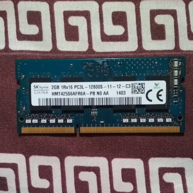 Jual RAM Laptop SK hynix DDR3L/PC3L-12800S 2GB | Shopee Indonesia