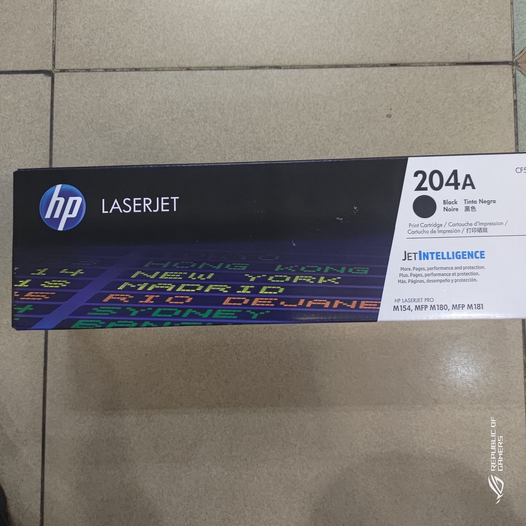 Jual HP Toner Cartridge 204A Black CF510A Original Resmi Indonesia ...