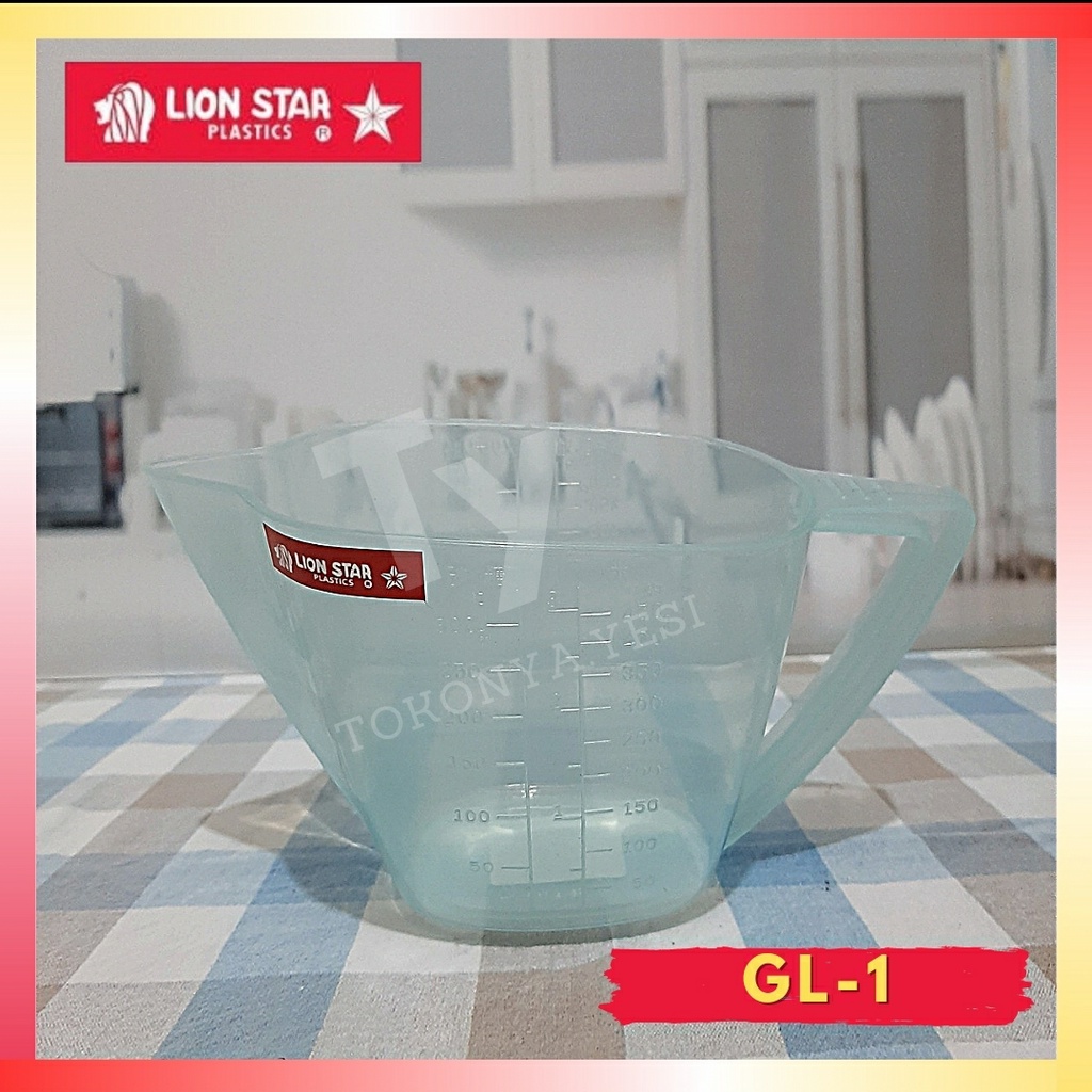 Jual Lion Star Gelas Ukur / Takar 500ml Measuring Cup GL-1 | Shopee ...
