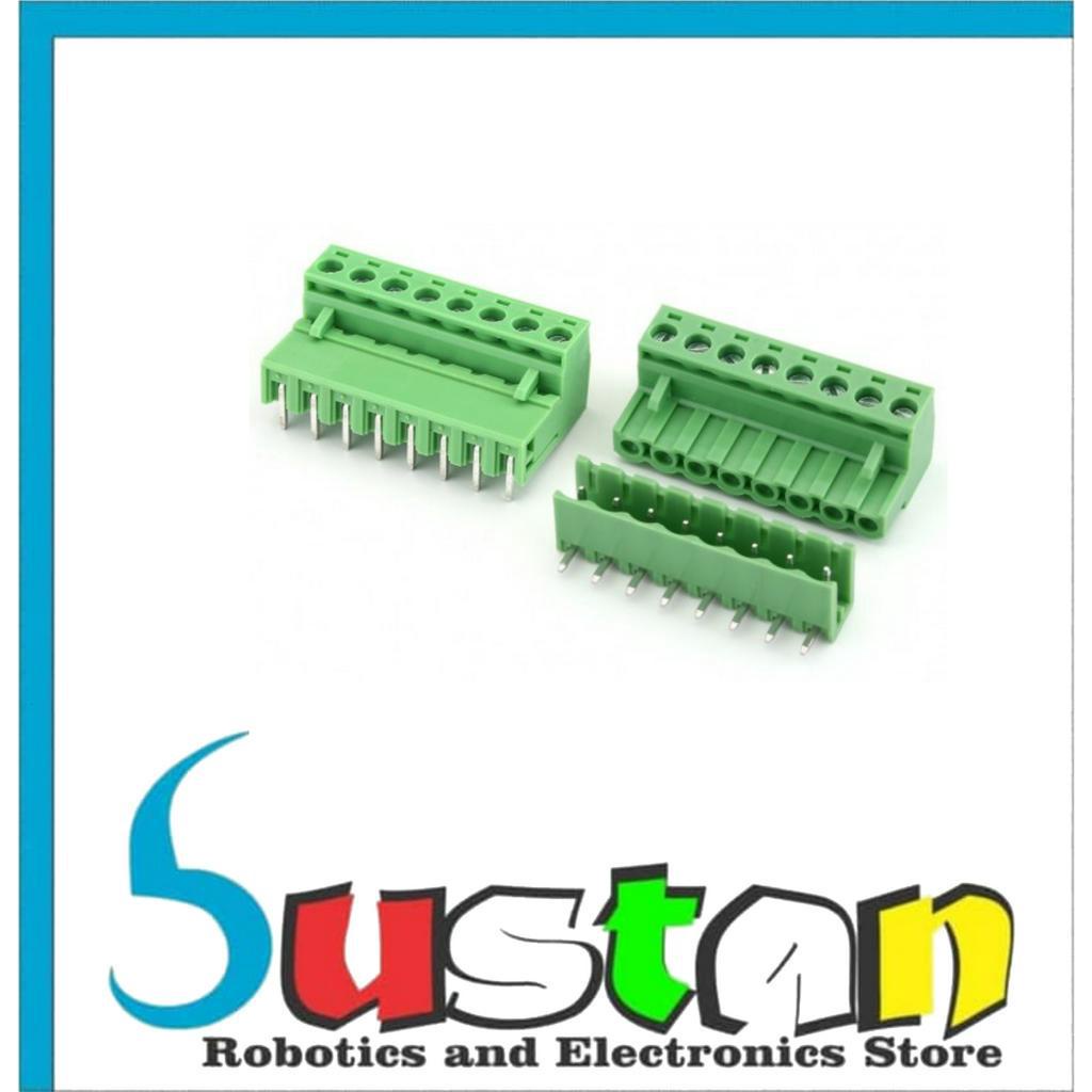 Jual 2EDG 5.08 8P 8 PIN RIGHT ANGLE SIKU TERMINAL BLOCK CONNECTOR 5.08MM | Shopee Indonesia