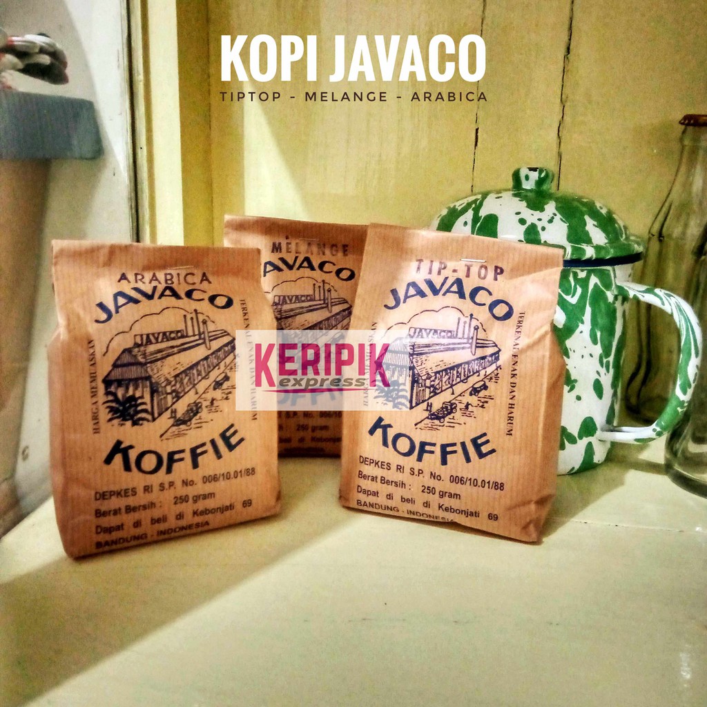 Jual Kopi Javaco Bandung Arabica Melange Tiptop 250 gr | Shopee Indonesia