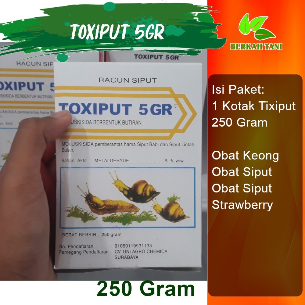 Jual Toxiput 250 Gram Obat Siput Obat Keong Sawah Lintah Keluwing ...