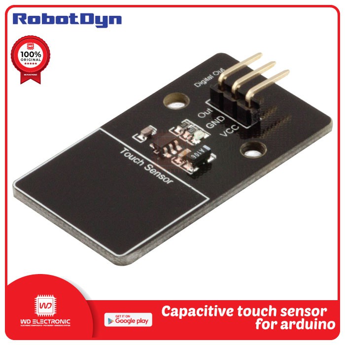 Jual TOUCH SENSOR MODULE ROBOTDYN CAPACITIVE TOUCH SENSOR | Shopee ...
