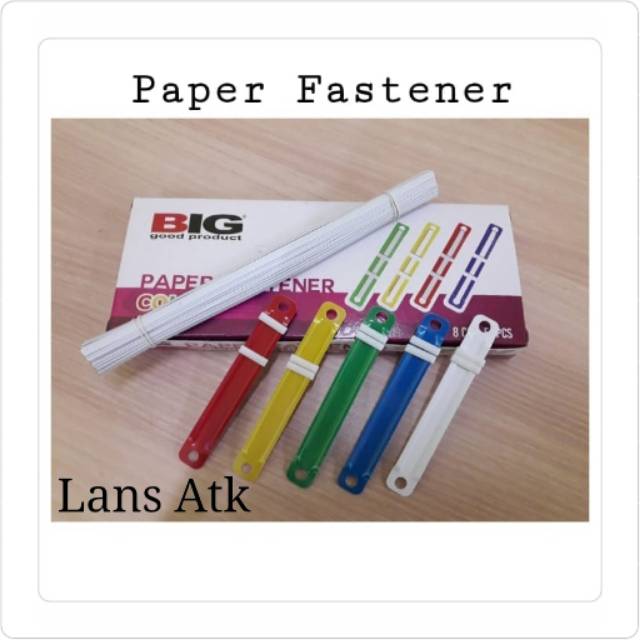 Jual Paper Fastener Big Color ako | Shopee Indonesia