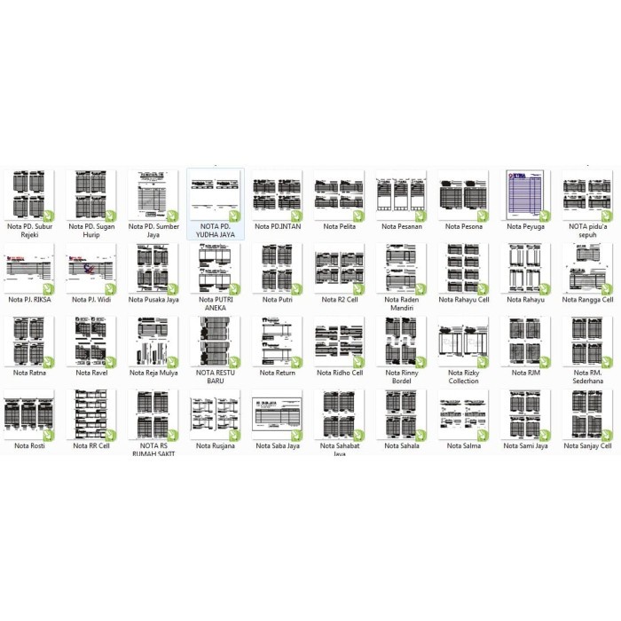 Jual internet-komputer- paket template desain nota design siap edit ...