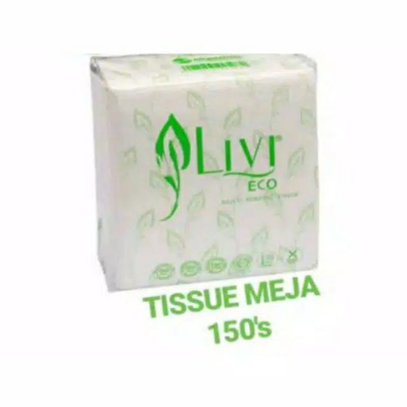 Jual Tissue Livi eco multi purpose 150 sheets (TISSUE MEJA MAKAN ...