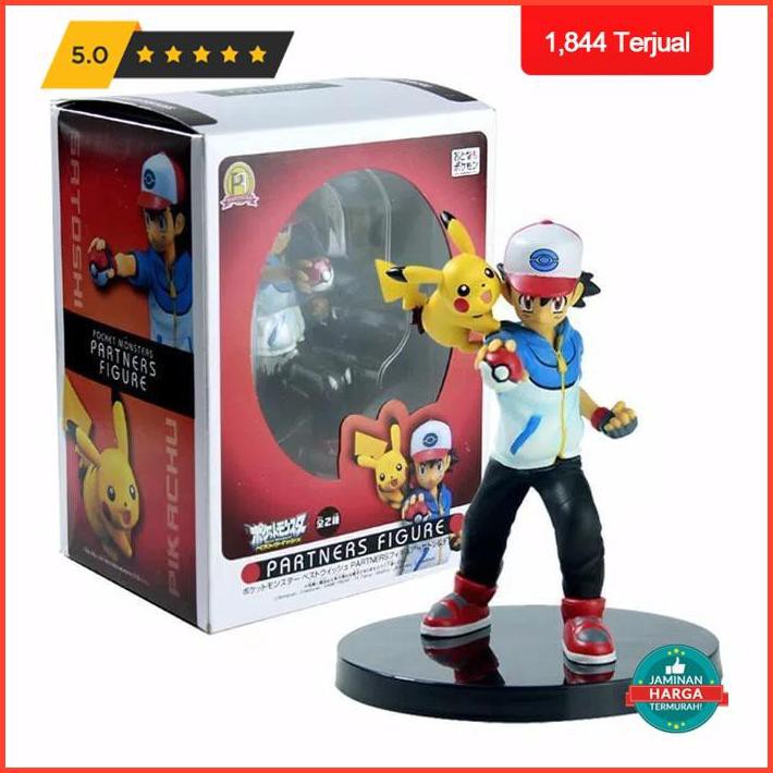 Jual Action Figure Pokemon Satoshi Pikachu Partners Exclusive | Shopee ...