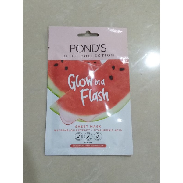 Jual Pond's Sheet Mask Watermelon Extract + Hyaluronic Acid 20gr ...