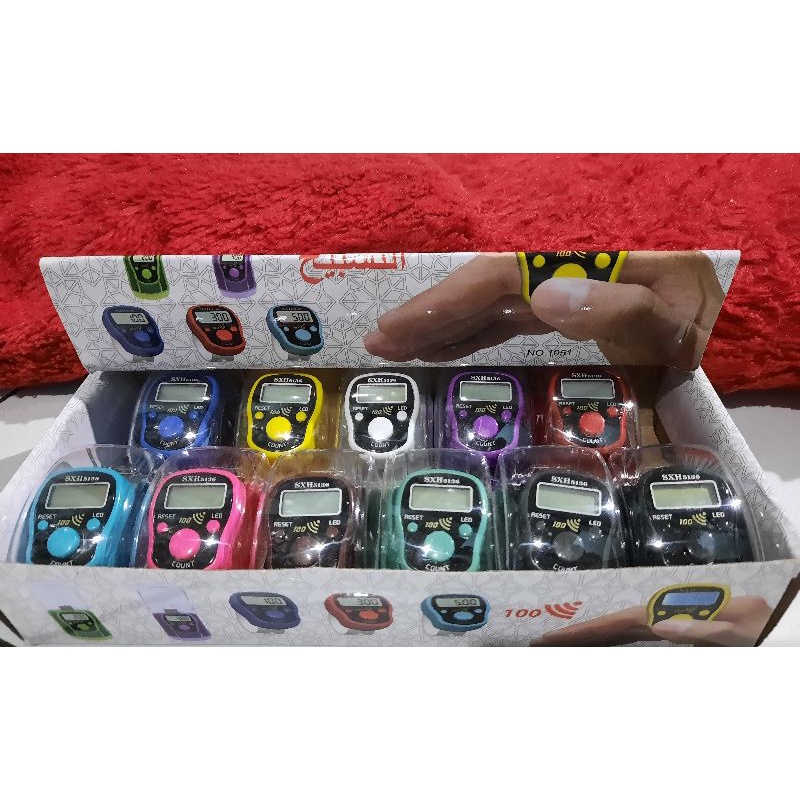 Jual Tasbih digital ada tombol Reset Dan Lampu./ Tasbih Matic Led 100 ...