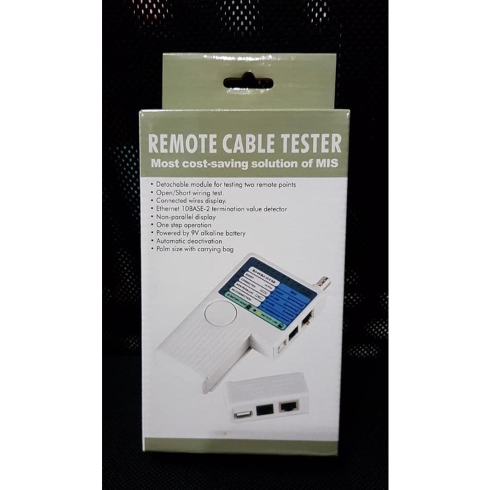 Jual Remote Cable Tester 4In 1 Multi Lan Tester Rj45, Rj11, Usb & Bnc ...