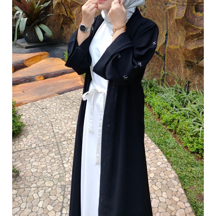 Jual ABAYA JASMINE OUTER READY ABAYA MURAH DAN MEWAH | Shopee Indonesia