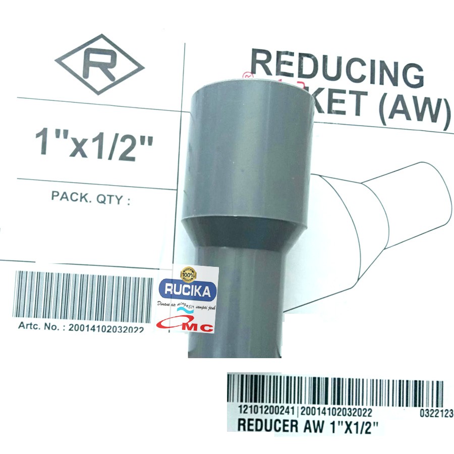 Jual Vlok Sock V sok Reducing Socket Reducer Aw 1 X 1/2 Inch RUCIKA ...