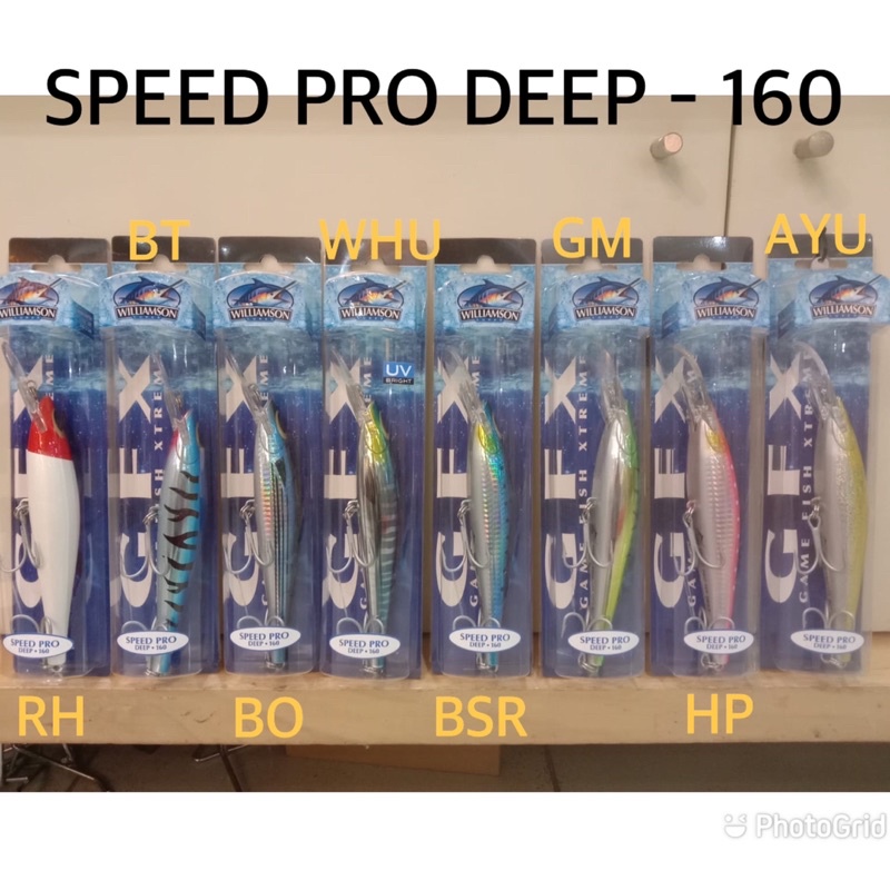 Jual Lure Sinking Williamson Speed Pro 160 - 16 cm / 54 gram | Shopee ...