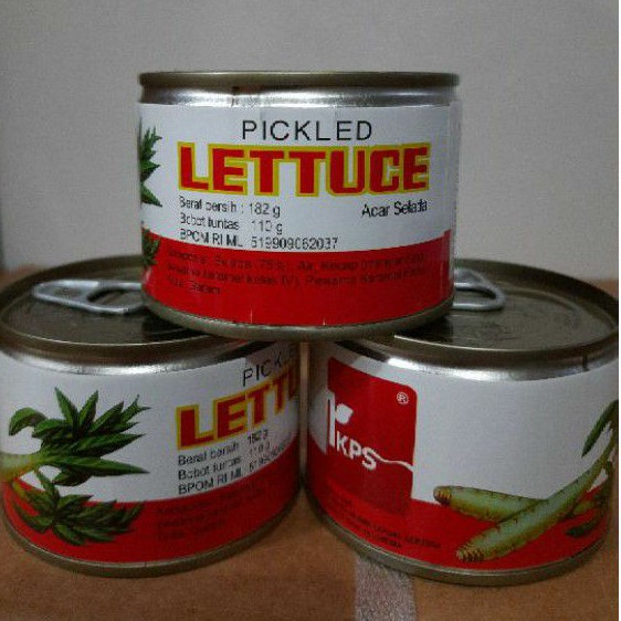 Jual Pickled Lettuce Acar Selada Caisim kaleng 182gr | Shopee Indonesia