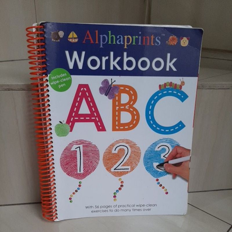 Jual Wipe and clean workbook ABC priddy | Shopee Indonesia