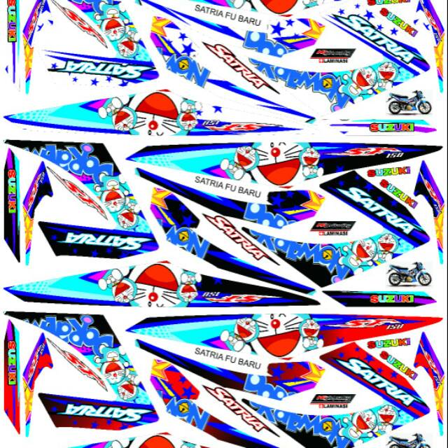 Jual Stiker motor satria fu baru paling murah sticker striping thailook ...