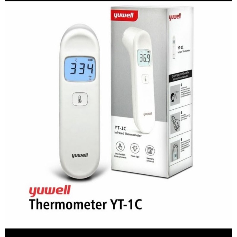 Jual Termometer Yuwell YT-1C / Termometer Infrared Yuwell YT-1C ...