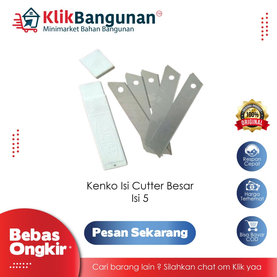 Jual ISI CUTTER BESAR KENKO / SILET CUTTER | Shopee Indonesia