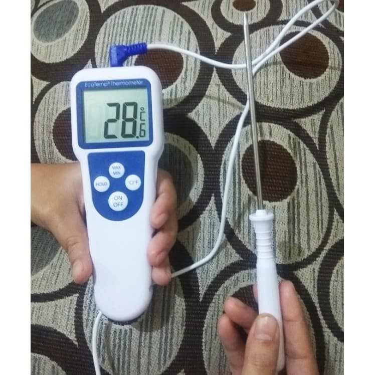 Jual Digital Thermometer for Measuring Food Temperature with stainles ...