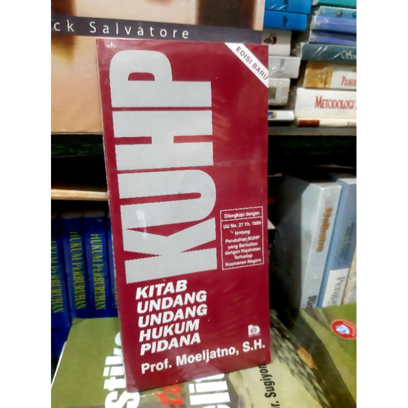 Jual KITAB UNDANG-UNDANG HUKUM PIDANA (KUHP) | Shopee Indonesia
