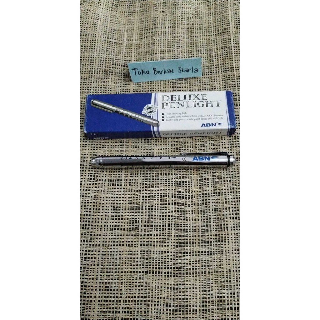 Jual Senter Medis/Senter Pulpen/ Senter LED/Pen Lampu/ ABN Deluxe ...