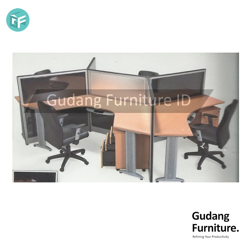 Jual Meja Partisi / Workstation Kantor / Meja Kerja Kantor Aditech NWS ...