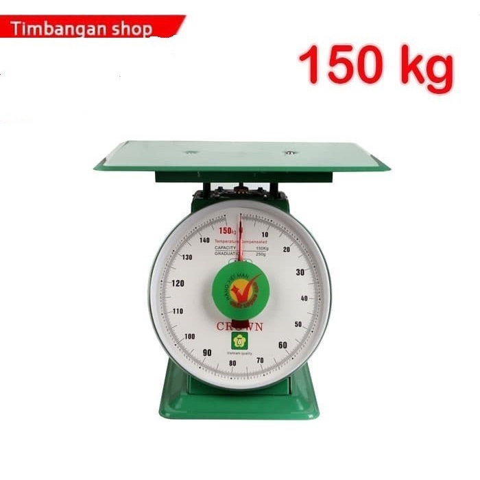 Jual NHON HOA Timbangan duduk jarum 150kg / Timbangan Pegas NHNO HOA crown 150 | Shopee Indonesia