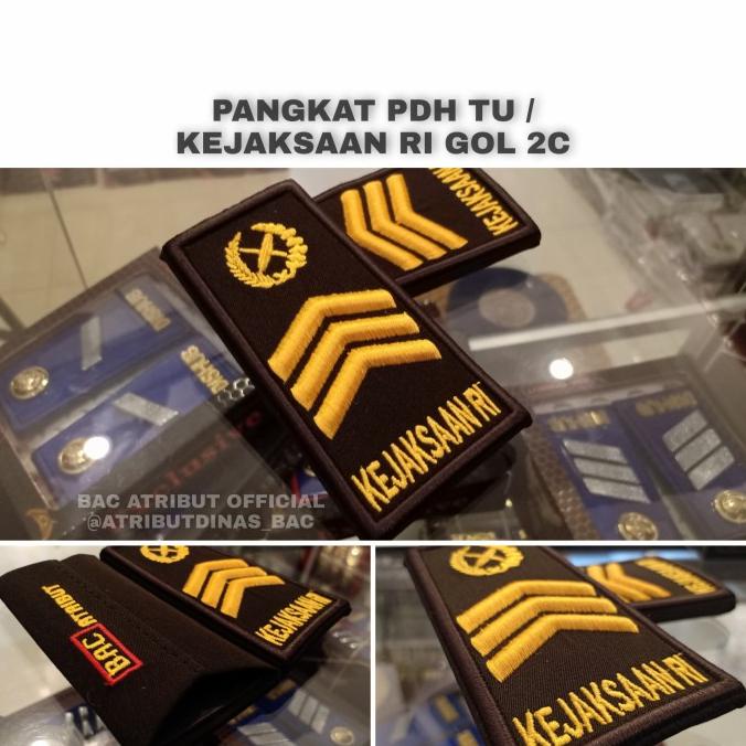 Jual Pangkat PDH Kejaksaan RI-TU Golongan 2c BAGUS | Shopee Indonesia