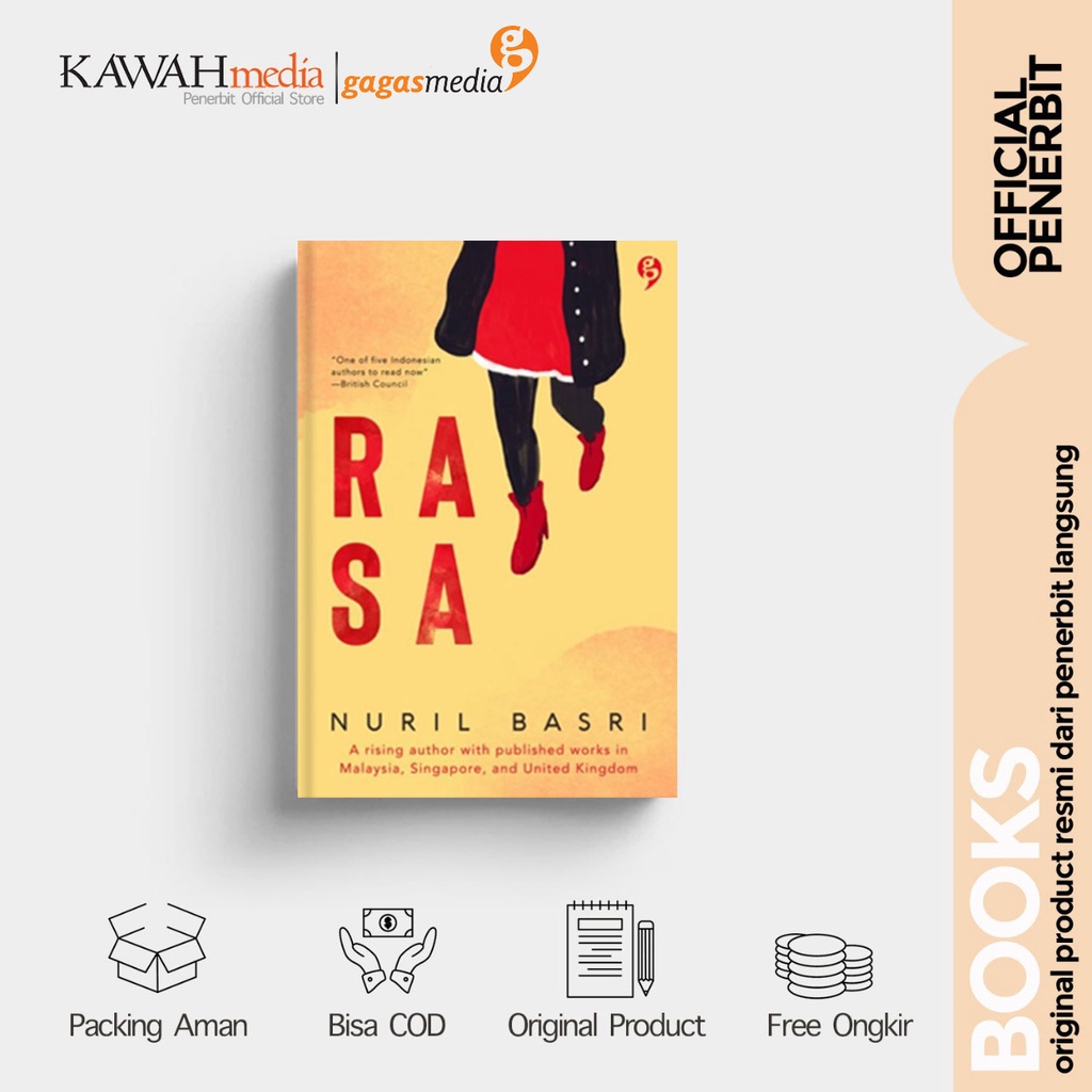Jual Buku Novel RASA - Nuril Basri - Gagasmedia | Shopee Indonesia